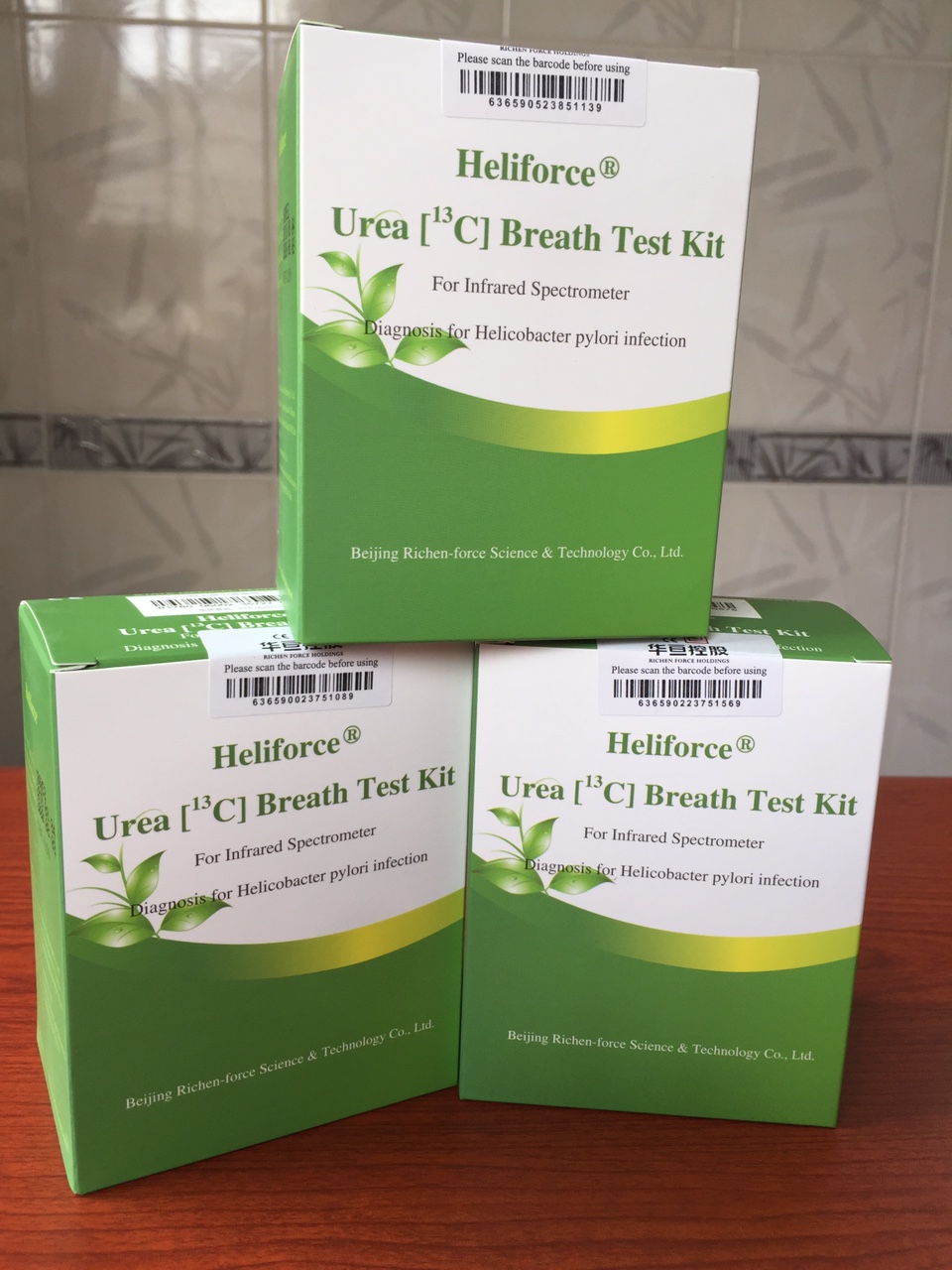 Hộp kit test hơi thở C13 Urea - Công ty TNHH DVTM Quốc Tế ĐẠI LỘC